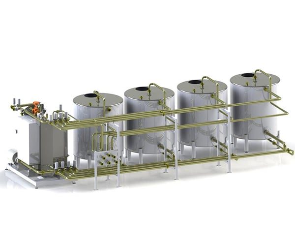 Semi-Automatic CIP Cleaning System - ZYB Craft